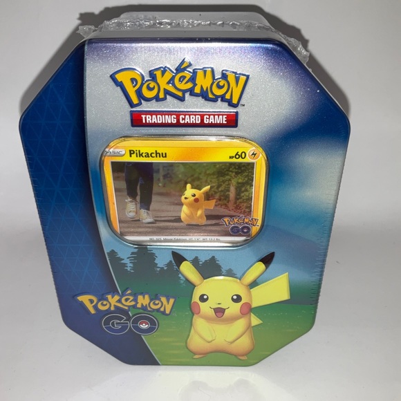 Pokemon | Toys | Pokemon Go Tin Pikachu Pokemon Tcg Factory Sealed New ...